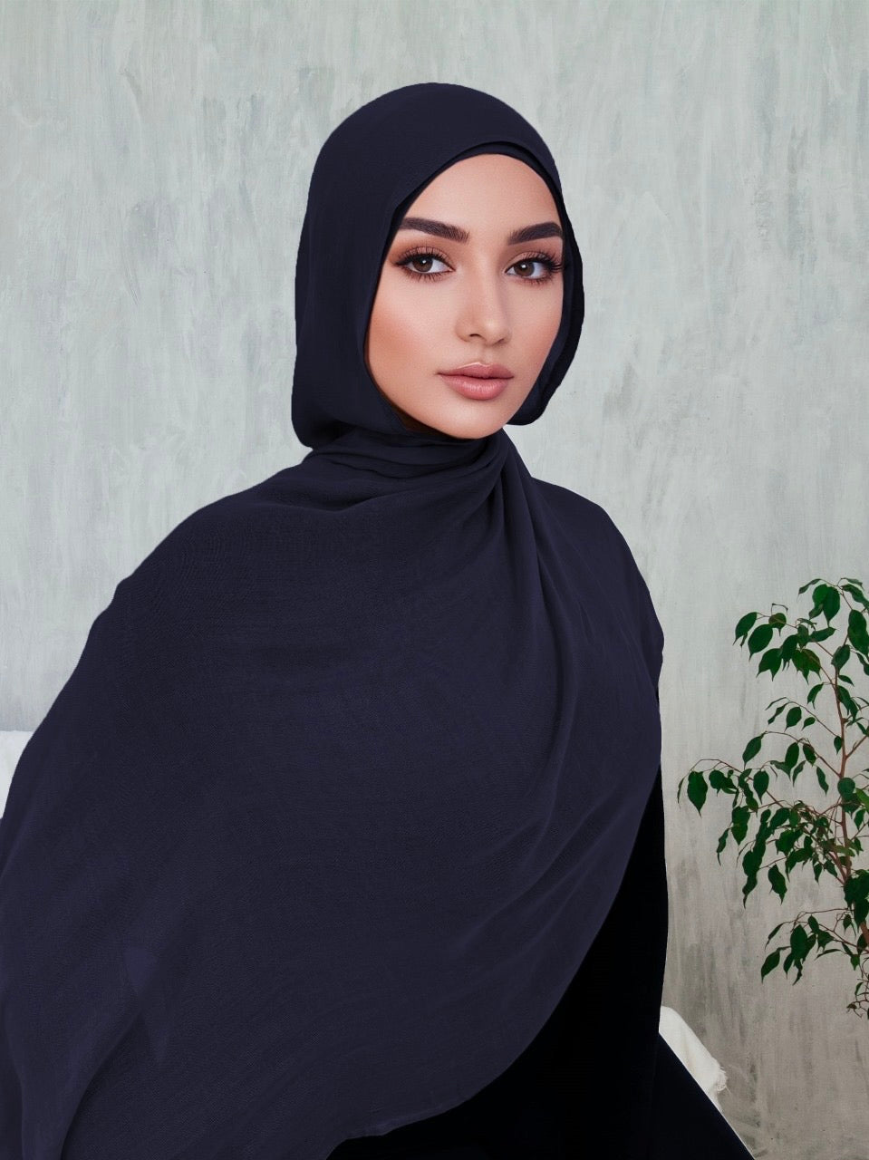 Buy Premium Modal Hijab (Navy Blue) | Free Shipping Over $50