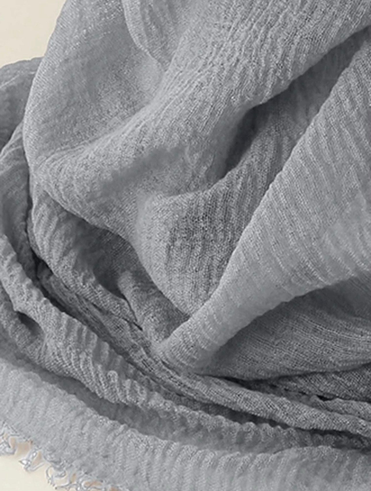 Light Gray Cotton Scarf for Ladies Online | Ayesha’s Collection