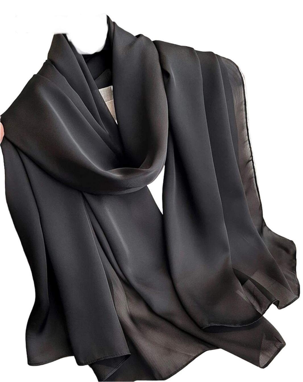 MATTE SATIN SILK SCARVES
